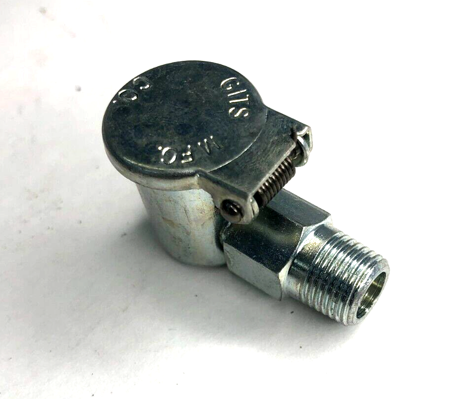 GITS ELBOW OIL HOLE COVER CUP 00801 ZINC PLATED THREAD SIZE: 1/8"-27 ...