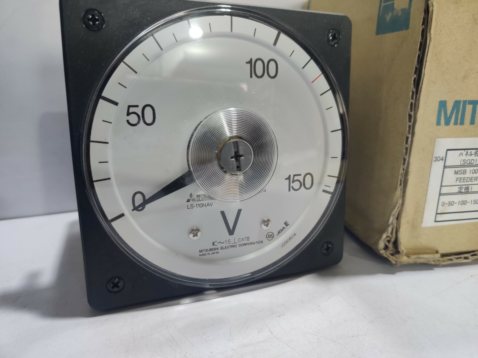 Mitsubishi LS-110NAV Volt Meter 0~150V MSB 100V Feeder | eBay