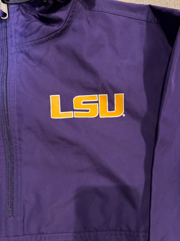 Louisiana State University Tigers Champion Windbreaker Jacket Size ...