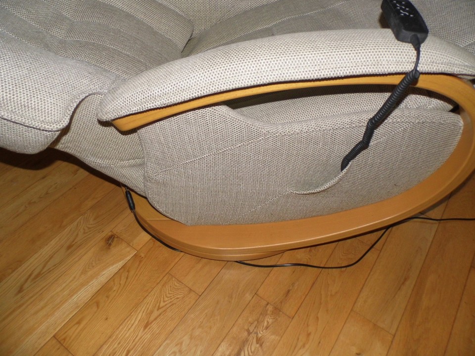 Himolla Cumuly Mosel Midi Fabric Electric Recliner + Swivel Armchair ...