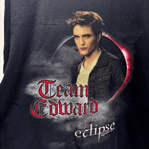 Vtg Twilight Eclipse Team Edward Movie Promo Shirt XL Saga Vampire TV ...