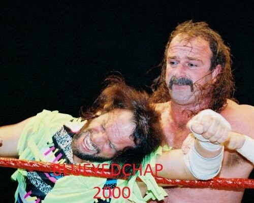 RANDY SAVAGE VS JAKE ROBERTS WRESTLER 8 X 10 WRESTLING PHOTO NWA WWF | eBay