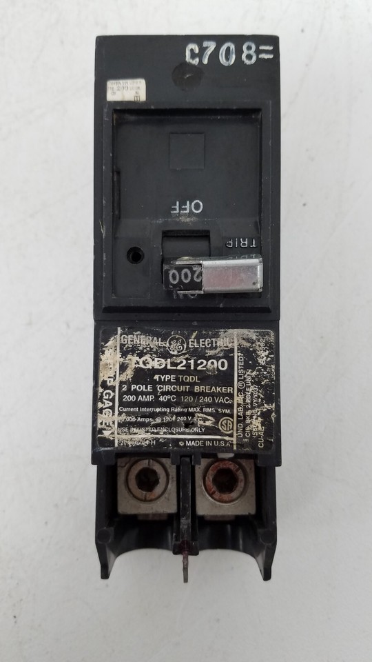 TQDL21200 GE 200 Amp Circuit Breaker *NEXT DAY OPTION* | eBay