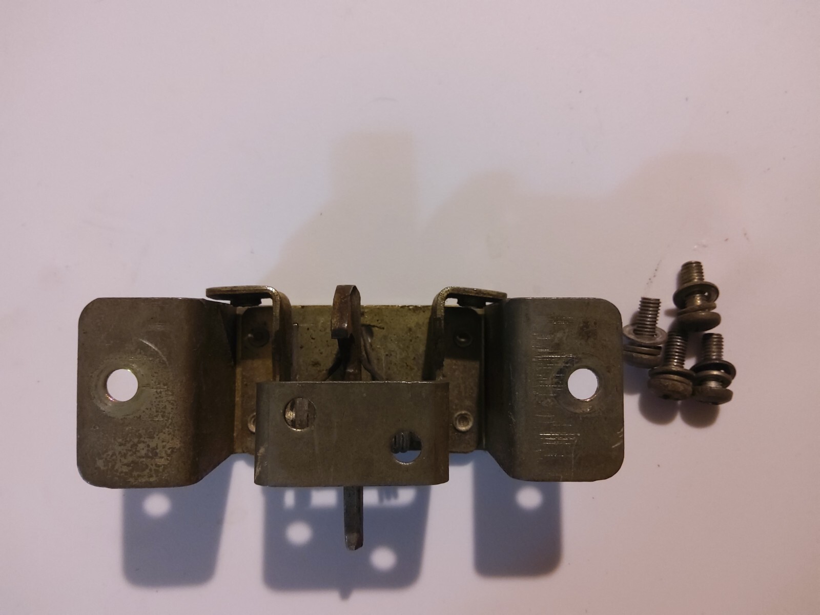 Original vintage MGB trunk latch assembly includes hardware | eBay