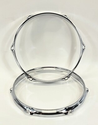 PDP Snare Drum Hoops 2.3mm Snare Drum Hoops 10" 6 Hole Pair - Chrome | eBay
