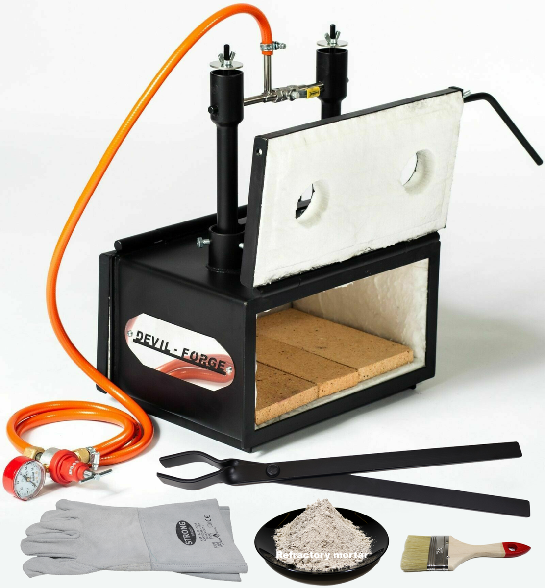Gas Forges For Blacksmithing Vevor Dual Burner Propane Forge