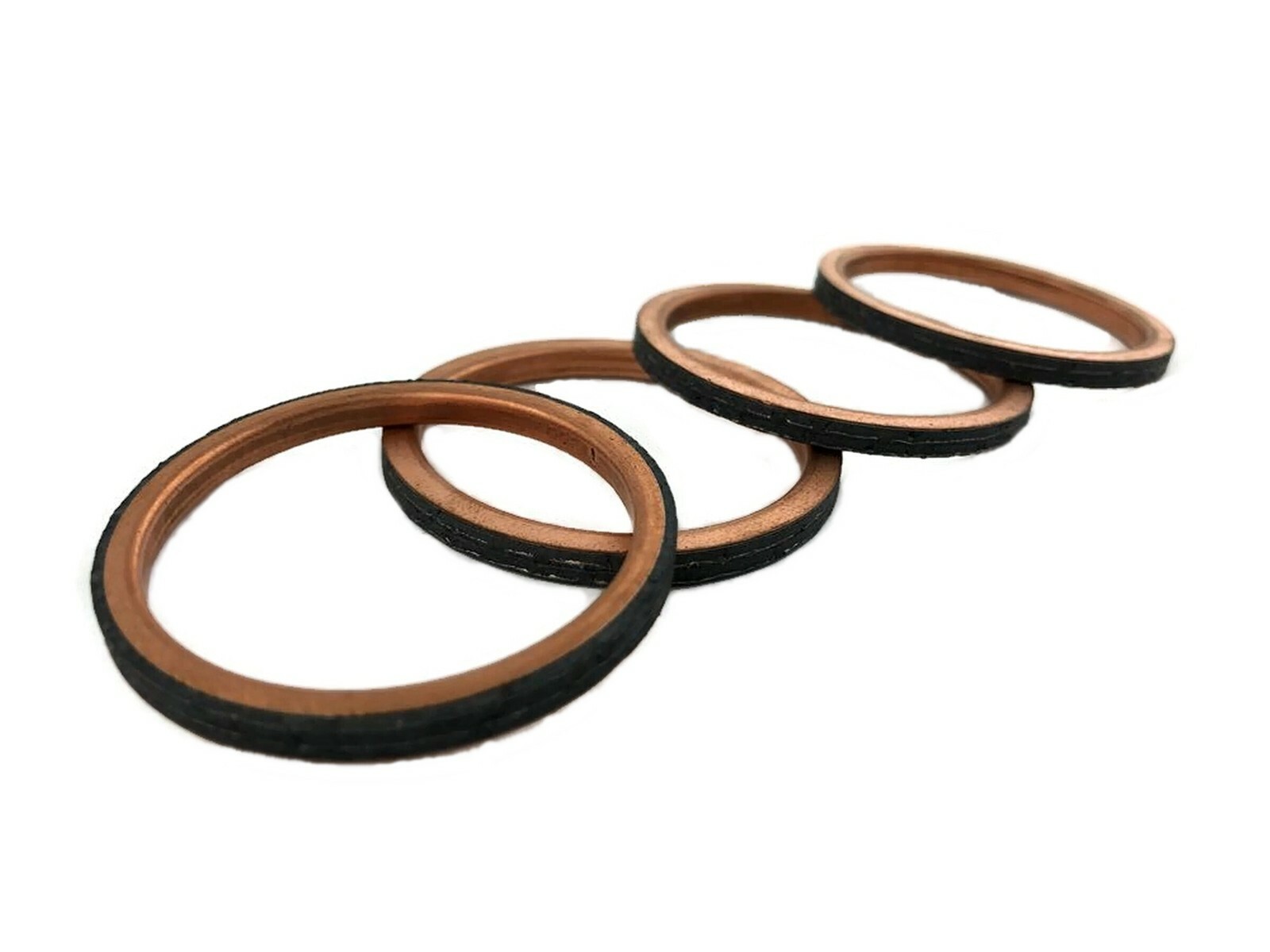 KR 4X KRÜMMERDICHTUNG für YAMAHA YZF-R1 YZF FZS XV WR YZF-R6 #4FM-14613 ...