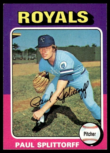 1975 Topps Paul Splittorff Kansas City Royals #340 | eBay