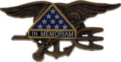 USN Special Warfare SEALS Team IN Memoriam Funeral Trident Insignia ...