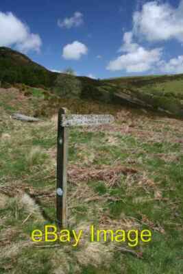 Photo 6x4 Sign post on the trail Nantserth Sign post marking the trail ...