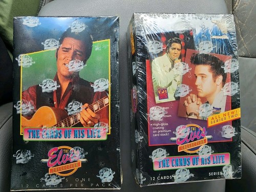 1992 The Elvis Collection Cards Of His Life Series 2 Box Lot | eBay