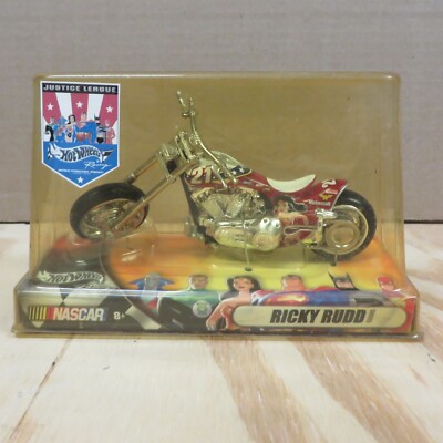 RICKY RUDD Hot Wheels Racing Justice League Wonder Woman Motorcycle ...