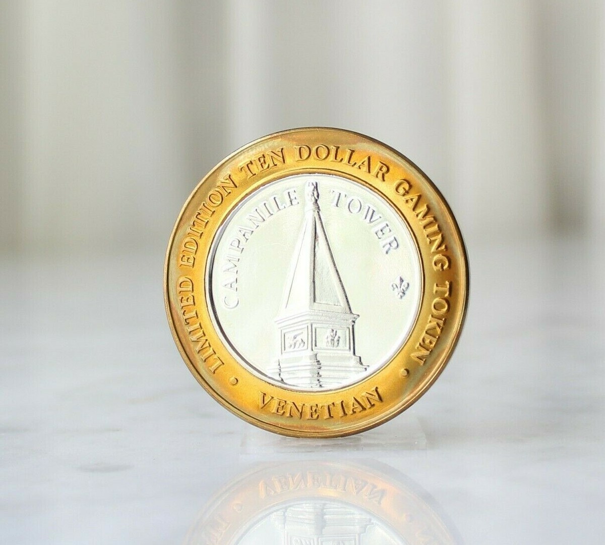 Ten Dollar Gaming Token Venetian Millennium Edition Ten Dollar Gaming Token Venetian Millennium Edition