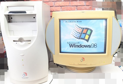 Vintage Packard Bell Tower PC, Pentium II 350MHz, Windows 98, Original ...