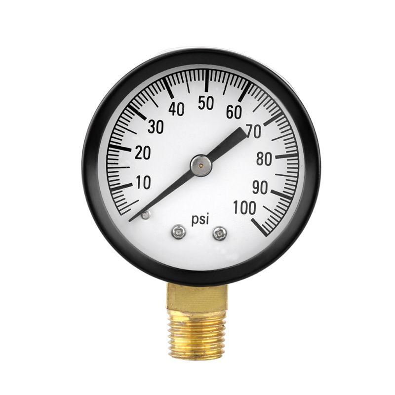 Mini Pressure Gauge Pool Spa Filter Water Pressure Measuring 1/4 0-100 ...