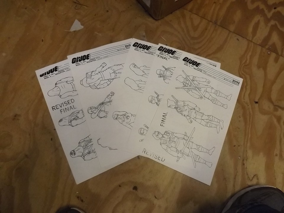 GI Joe DIC Animation 1991 39 x Model Sheets SUPER RARE!!!! | eBay