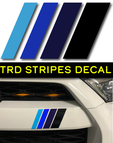4Runner Decal Sticker Tri Color TRD Pro Stripes Trail SR5 Toyota 4 ...