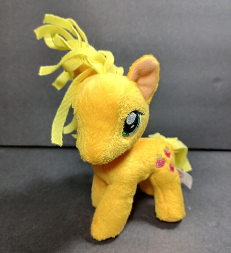 My Little Pony Friendship Magic Applejack Small Yellow Horse Plush 5 ...