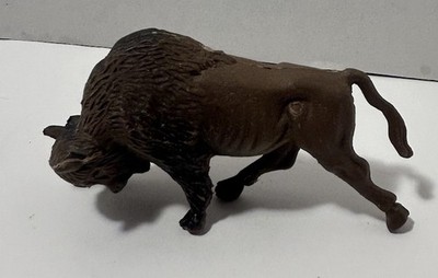 American Bison Buffalo Toy Hard Plastic Western Americana c1998 | eBay
