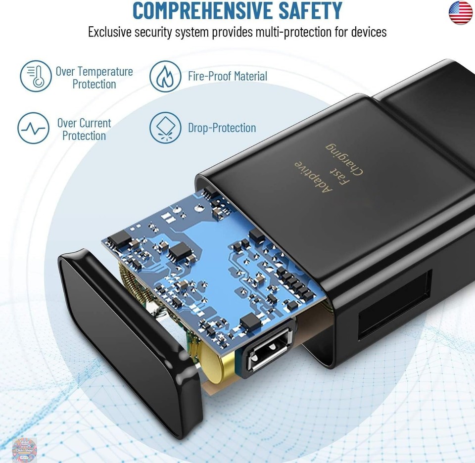 Phone Charger Android,Samsung Charger Fast Charging Cord Type C with ...