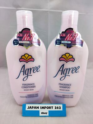 Agree Fragrance Shampoo & Conditioner 450ml From Japan N2 | eBay