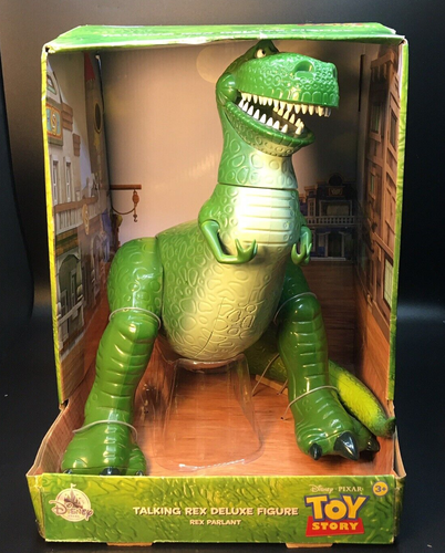 Disney Store Toy Story 3 Talking Rex 13" Deluxe Figure 11 phrases ...