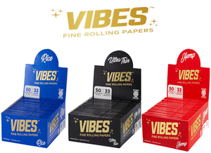 VIBES KING SIZE SLIM UlTRA-THIN ROLLING PAPERS USA COOKIES ORIGINAL ...