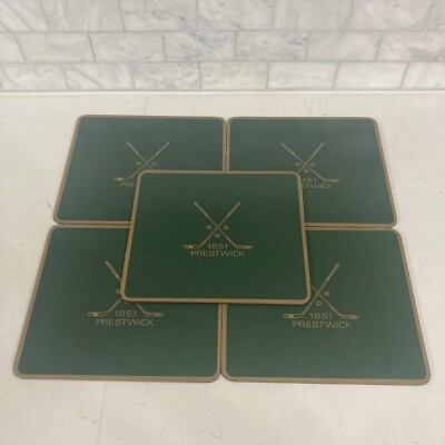1851 Prestwick Golf Club Extra Large Coasters | eBay