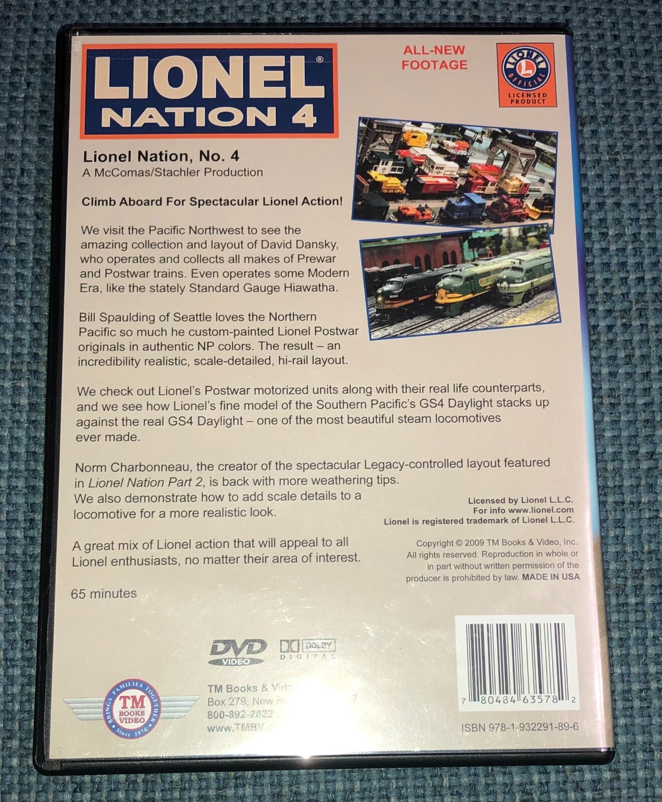 Lionel Nation No. 4 DVD Model Train Documentary David Dansky Bill ...