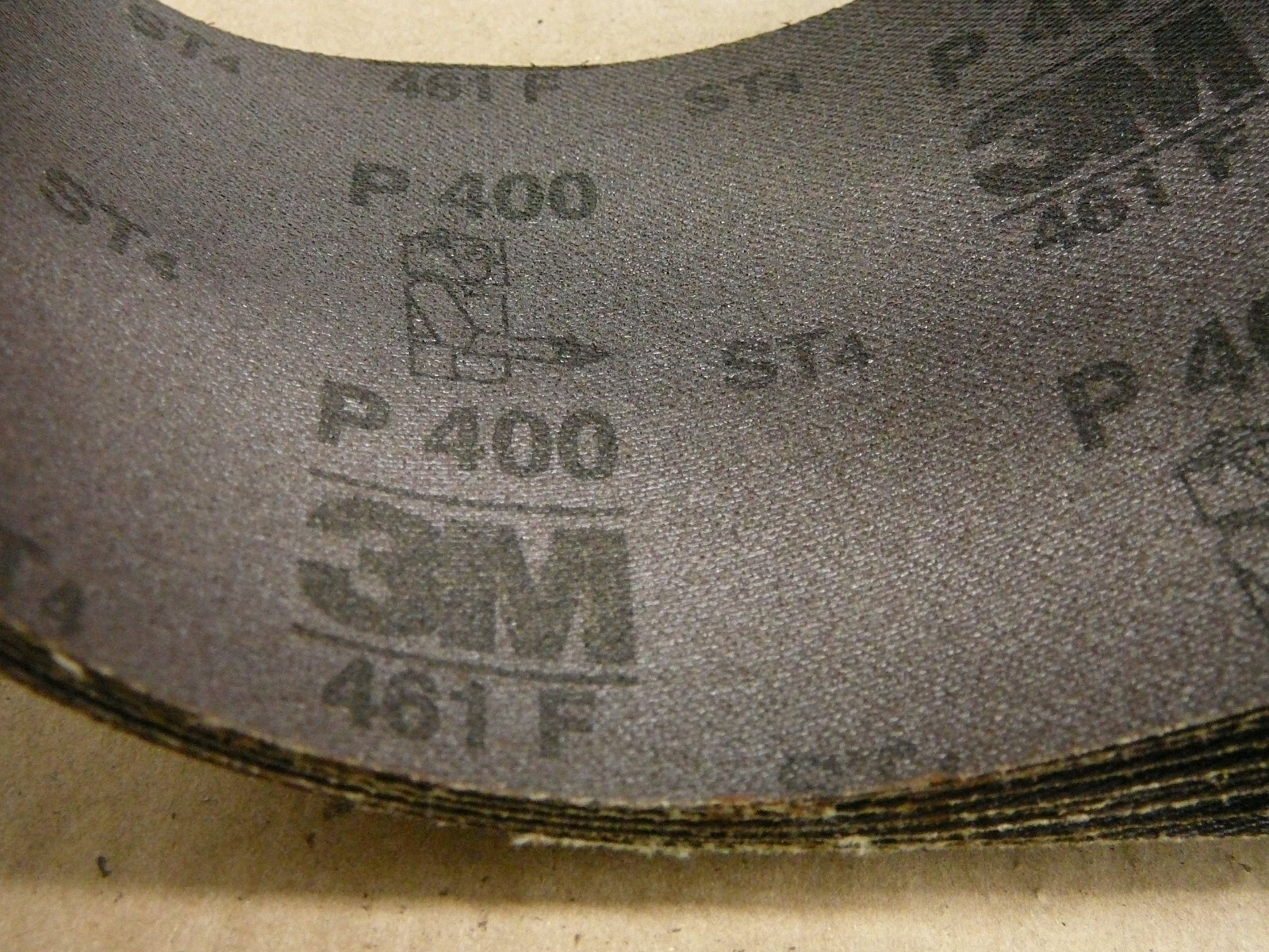 LOT OF 9 3M 461F P400 GRIT SANDING BELTS TN32410 | eBay