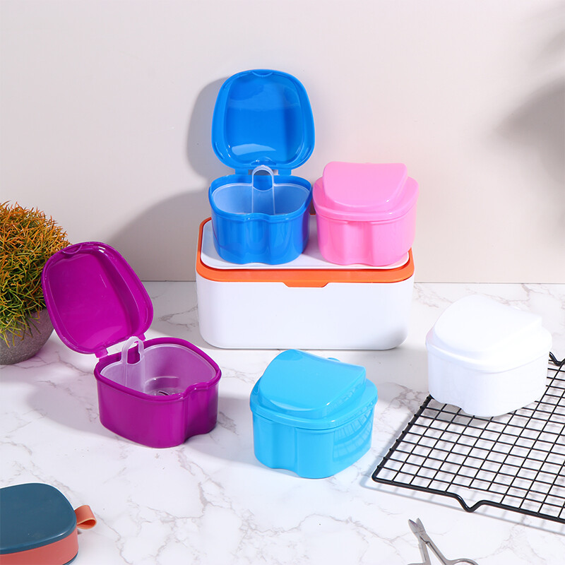 Denture Bath Box Cleaning False Teeth Storage BoxArtificial Tooth ...