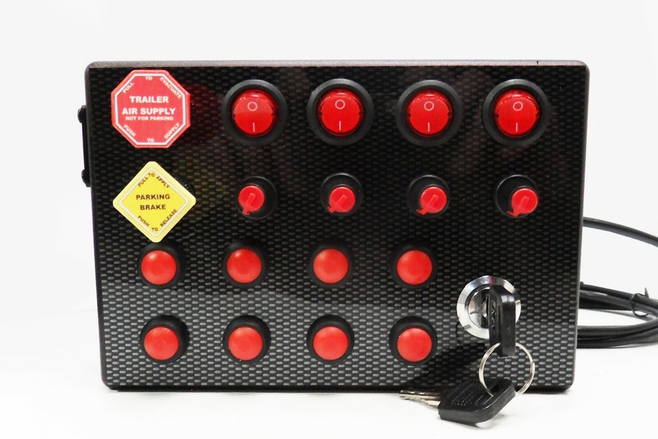 BBJ SimRacing PC USB 27+2 Function Truck Simulator Button Box for ETS2 ...