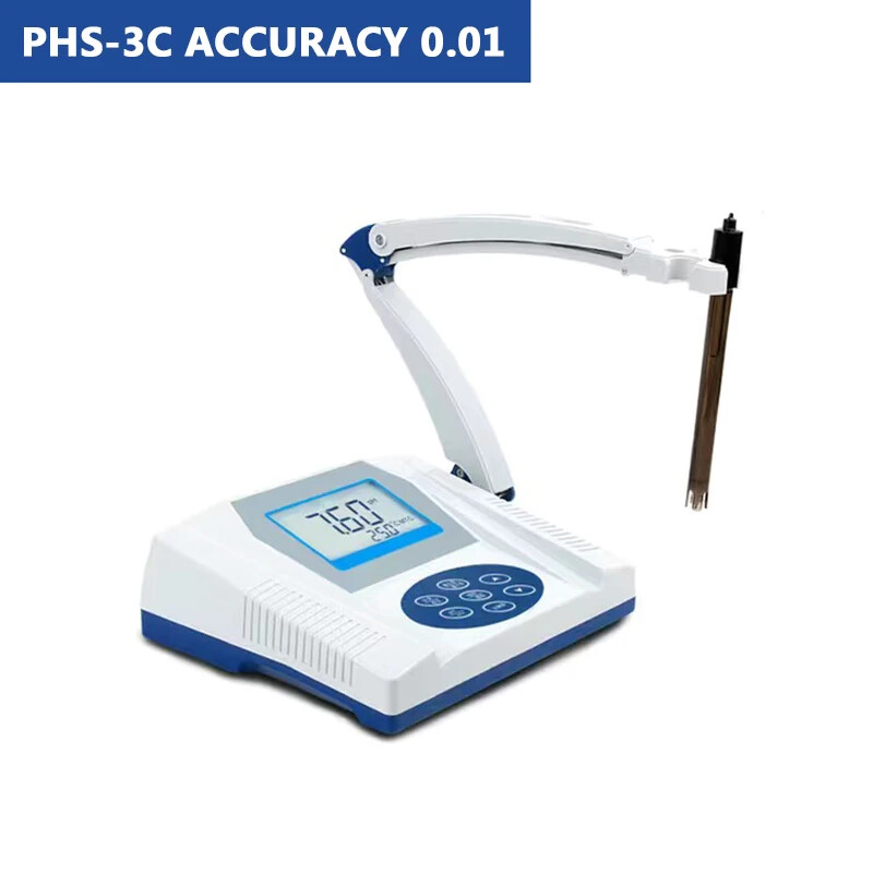 PHS-2C PHS-3C Digital Display Desktop Acidity Meter PH Meter Laboratory Ph Meter | eBay