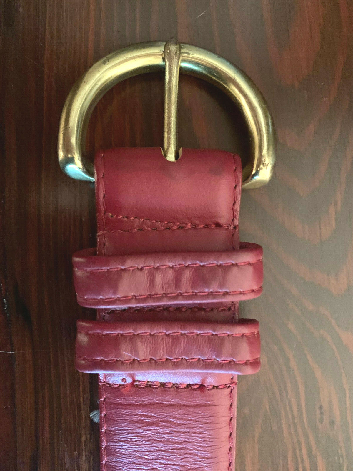 Coach Red Leather Womens Belt..... - Gem