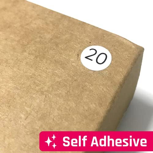25 Sheets 1 to 100 Round Number Stickers - 0.4 Inch Self Adhesive ...