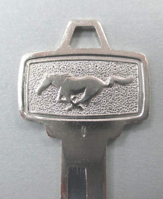 Vintage Ford 1966 Factory Original Mustang Pony NOS Nickel Key Set 1966 ...