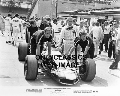 1969 PAUL NEWMAN GRAND PRIX FORMULA 1 AUTO RACING *WINNING* PHOTO INDY ...