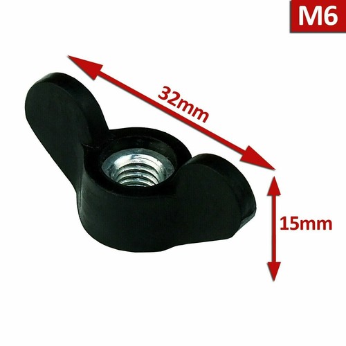 M6 to M12 Knob Female Thread Plastic Star Clamping Nut Knob Screw ...