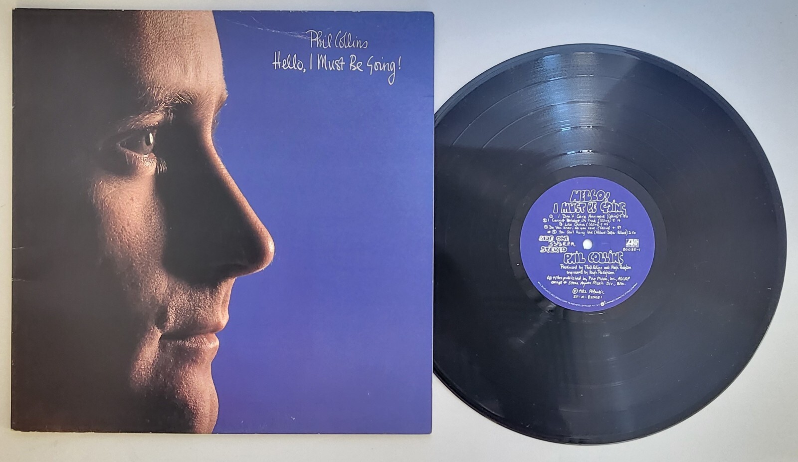 PHIL COLLINS “Hello I Must Be Going” Vinyl Atlantic 80035-1 *EXCELLENT ...