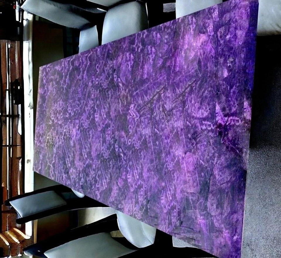 Amethyst Stone Dining Table Stone Countertop Kitchen Countertop/Slab | eBay