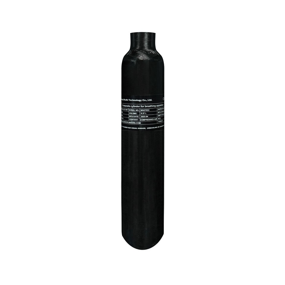 TUXING 4500Psi Pcp Air Tank 0.37L High Pressure Carbon Fiber Scuba Tank ...