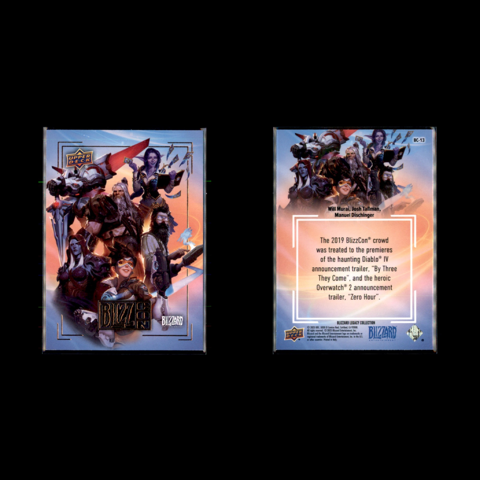 2023 Blizzard Legacy Collection BlizzCon Complete Set 15 Cards BC1-BC ...