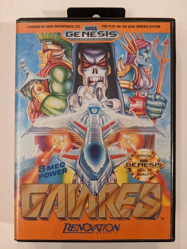 Gaiares (Sega Genesis) -- Renovation Products -- Classic Shooter ...