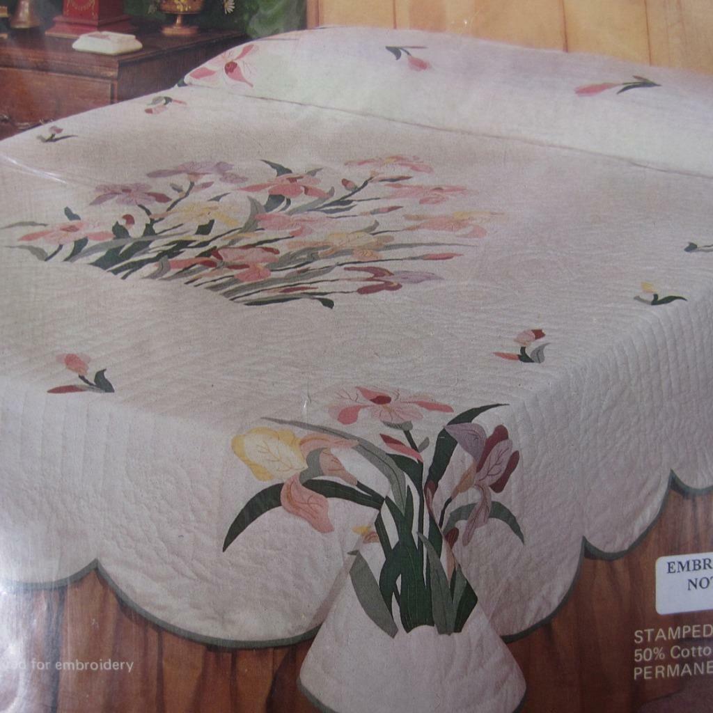 Vintage Applique Quilt Kits Bucilla Applique Quilt Kit Romantic