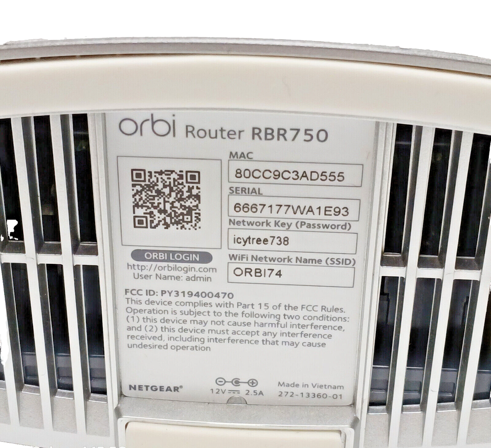 NETGEAR Orbi RBR750 ROUTER TriBand Mesh WiFi 6 AX4200 RBK753 | eBay