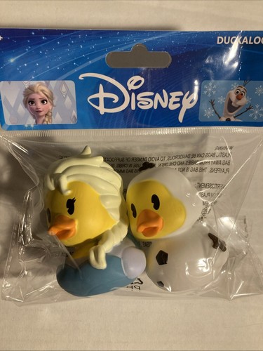 Duckalooz Disney Elsa Olaf - Rubber Ducks 2pk 2024 Bath/Jeep Unopened ...