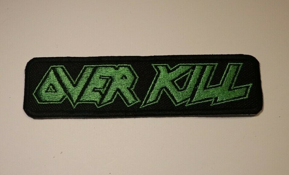 Overkill Patch Over kill Patch Iron/Sew on Embroidered Exodus Anthrax ...