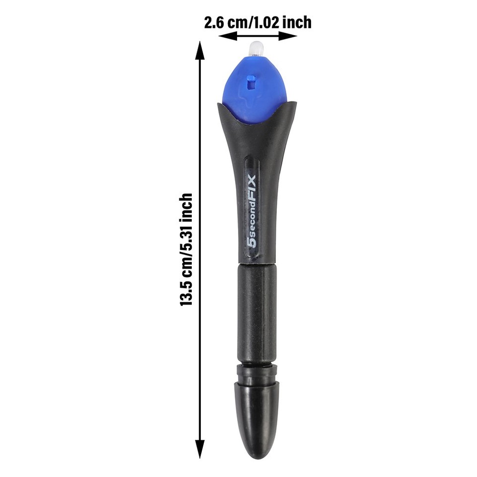 New 5 Second Fix Liquid Plastic Welding Tool UV Light Cures Liquid ...