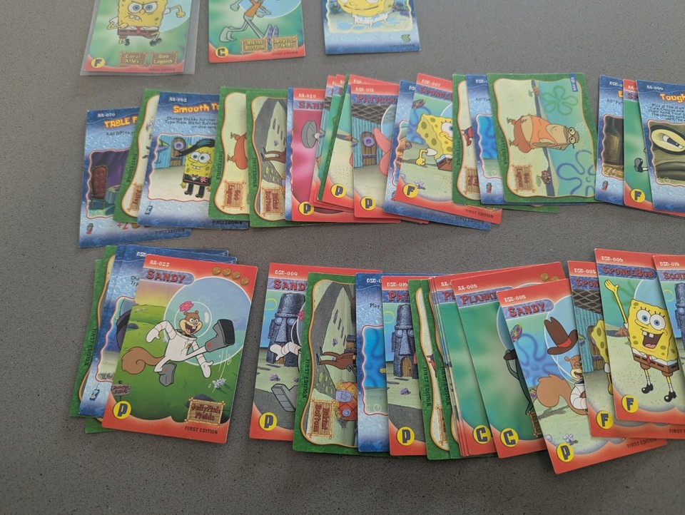 SpongeBob SquarePants Trading Card Lot First Edition | eBay