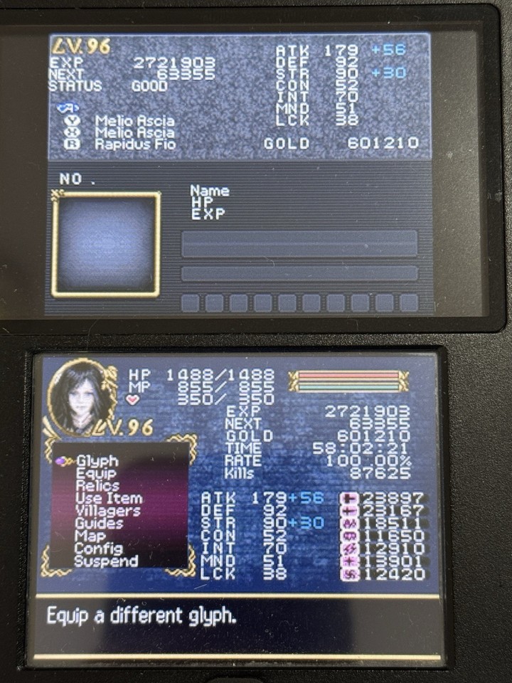 Castlevania Order of Ecclesia "Level 96 Save" - Nintendo DS, 2DS, USA ...